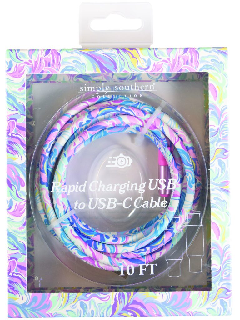 Simply Southern 10ft USB-C Cable | Sweet Southern Charm