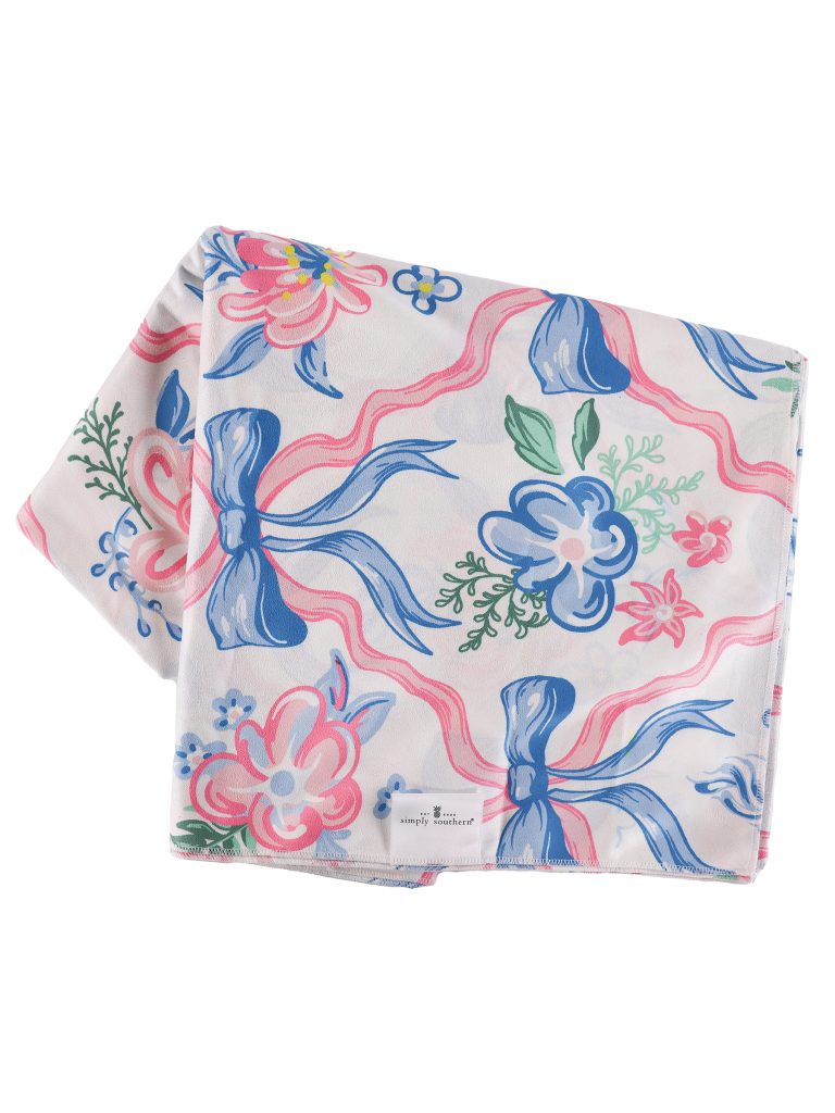Simply Southern Quick Dry Towel - Ribbons | Sweet Southern Charm