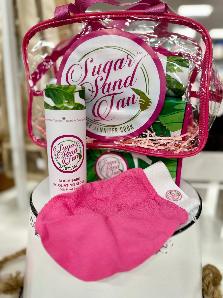 Sugar Sand Tan Kit (Self Tanner & Exfoliating Glove) | Sweet Southern Charm