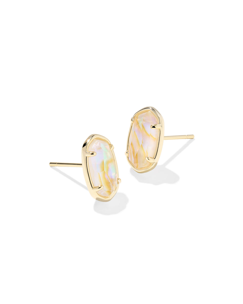 Kendra Scott | Grayson Iridescent Abalone Stone Stud Earrings | Sweet ...